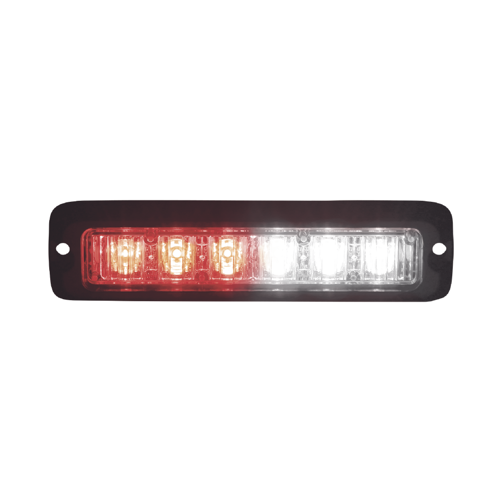 Luz led perimetral MR6 rojo / claro con soporte para empotrar ...